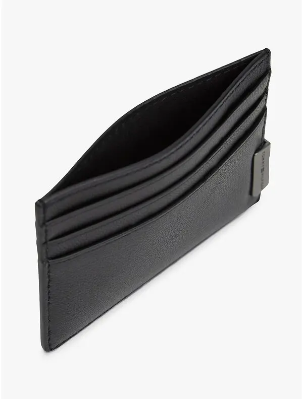 Tommy Hilfiger Pebbled Leather Card Holder