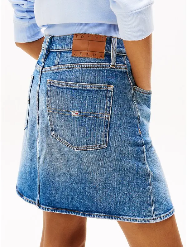 Tommy Hilfiger High-rise Denim Mini Skirt