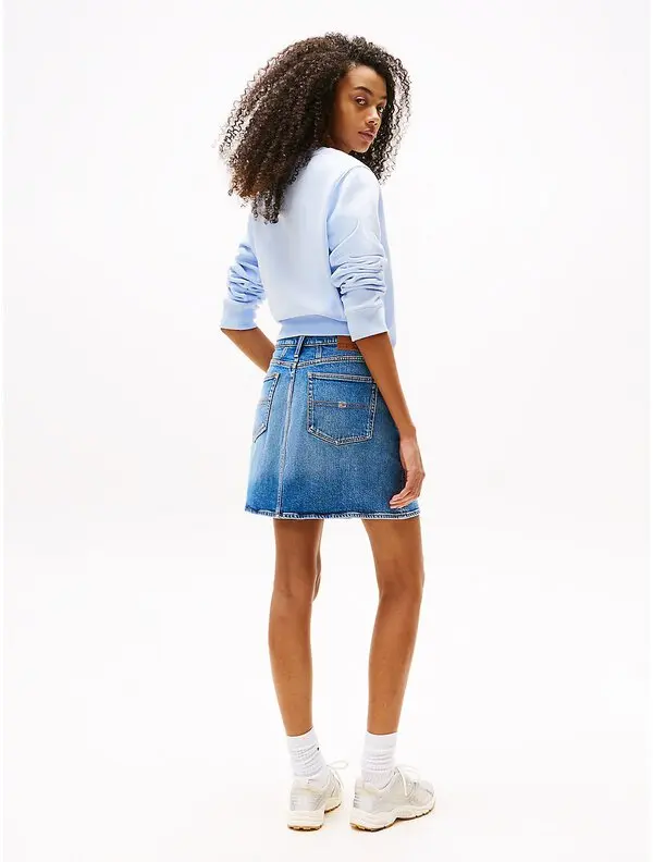 Tommy Hilfiger High-rise Denim Mini Skirt