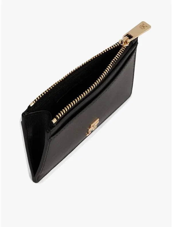 Tommy Hilfiger Monogram Logo Zip Cardholder