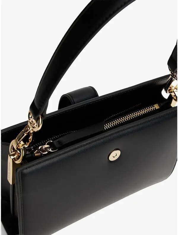 Tommy Hilfiger Monogram Clasp Mini Satchel Bag
