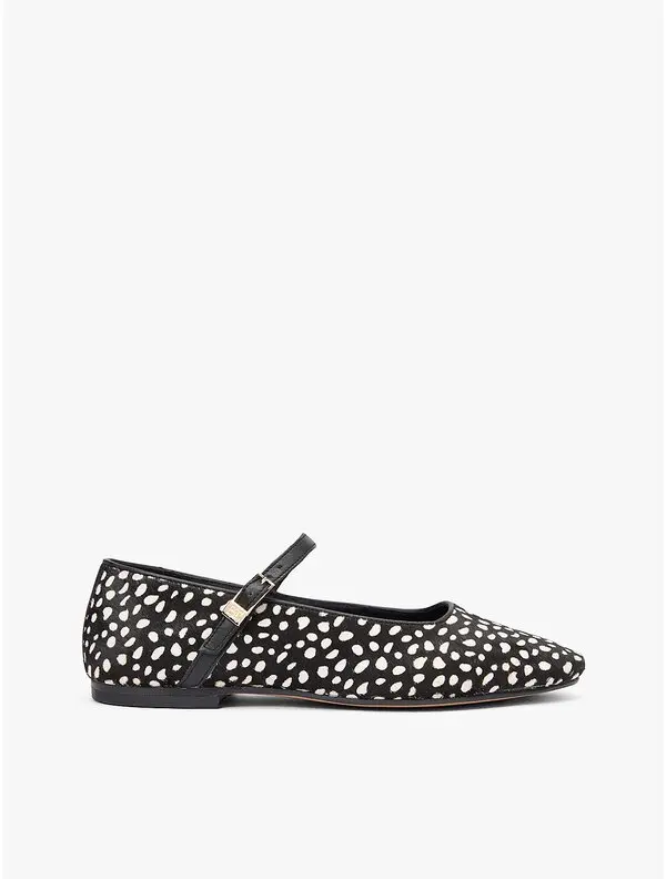 Tommy Hilfiger Calf Hair Mary Jane Flat