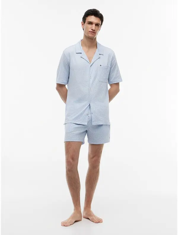 Tommy Hilfiger Boxer Sleep Short - Blue Wave