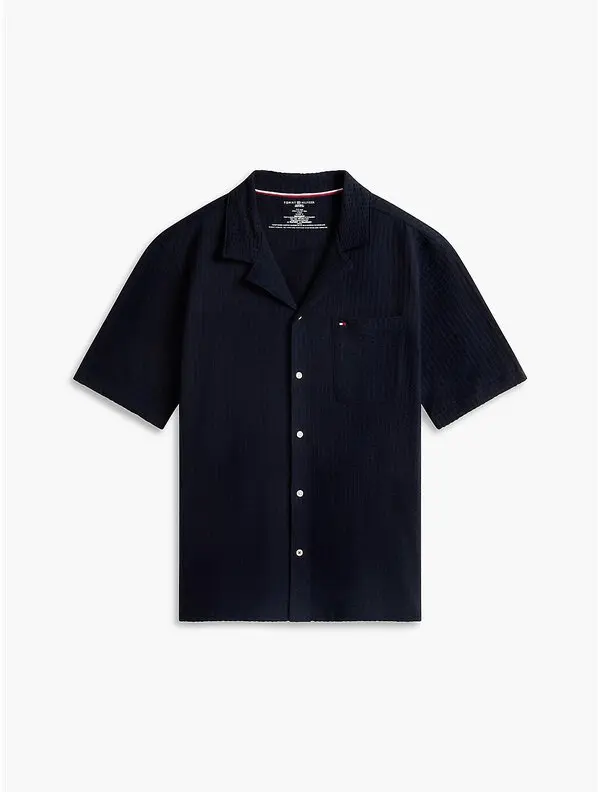 Tommy Hilfiger Short-sleeve Seersucker Sleep Shirt