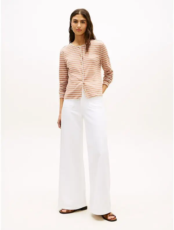 Tommy Hilfiger Striped Cotton Cardigan