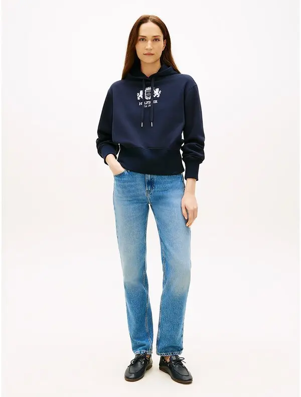 Tommy Hilfiger Badge Crest Logo Hoodie