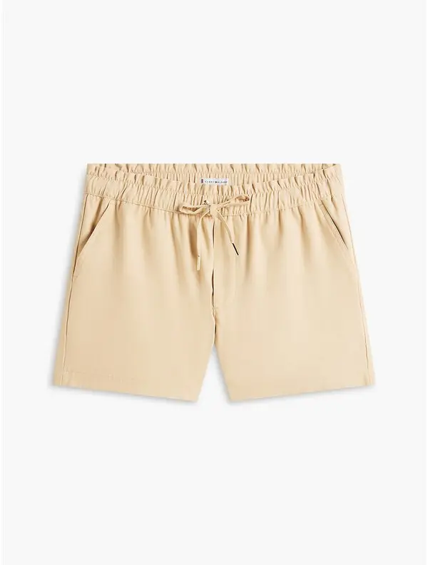 Tommy Hilfiger Pull-on Short With Drawstring Waist - Clayed Pebble