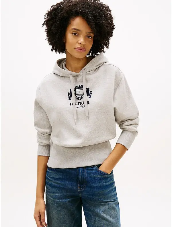 Tommy Hilfiger Badge Crest Logo Hoodie