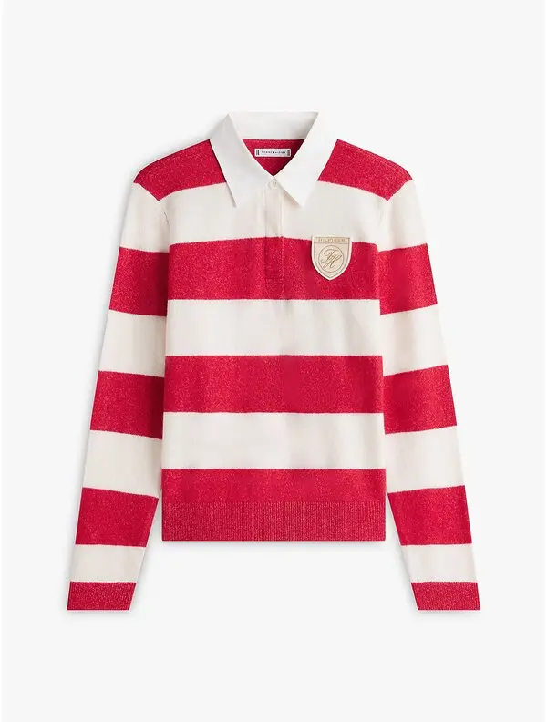 Tommy Hilfiger Rugby Stripe Sweater Polo