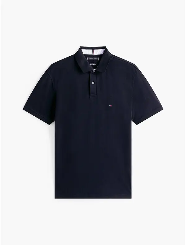 Tommy Hilfiger Regular Fit Stretch Tommy Polo - Navy
