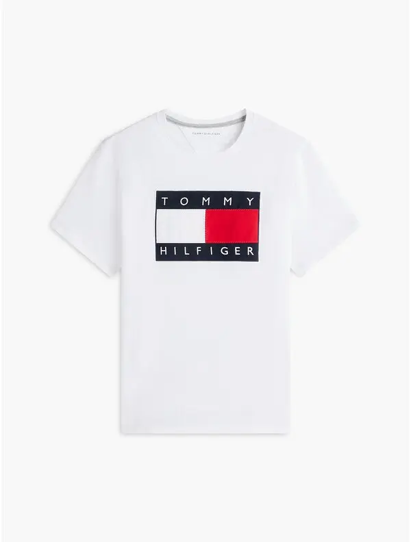 Tommy Hilfiger Big Flag Logo T-shirt White