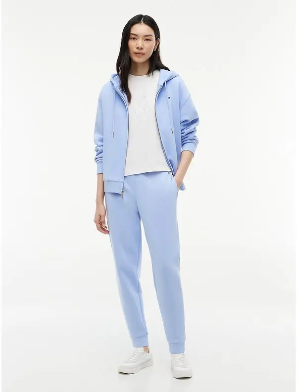Tommy Hilfiger Relaxed Fit Sweatpants With Drawstring Waist - Light Blue