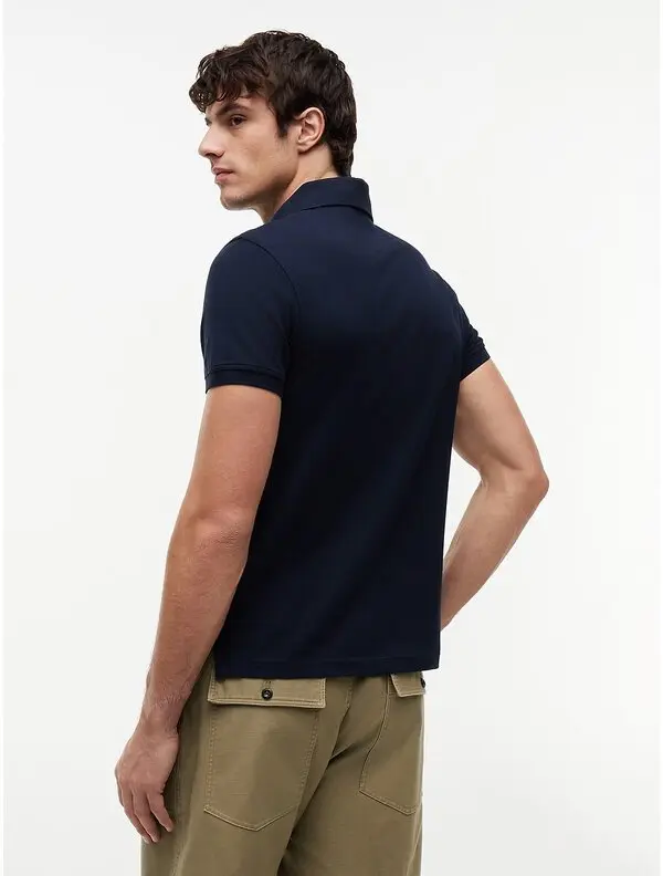 Tommy Hilfiger Slim Fit Stretch Pique Polo - Navy