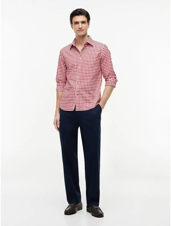 Tommy Hilfiger Regular Fit Gingham Oxford Shirt