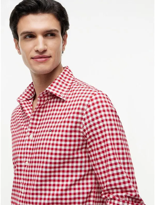Tommy Hilfiger Regular Fit Gingham Oxford Shirt