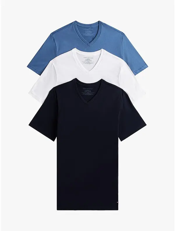 Tommy Hilfiger Cotton Classics V-neck Undershirt 3-pack