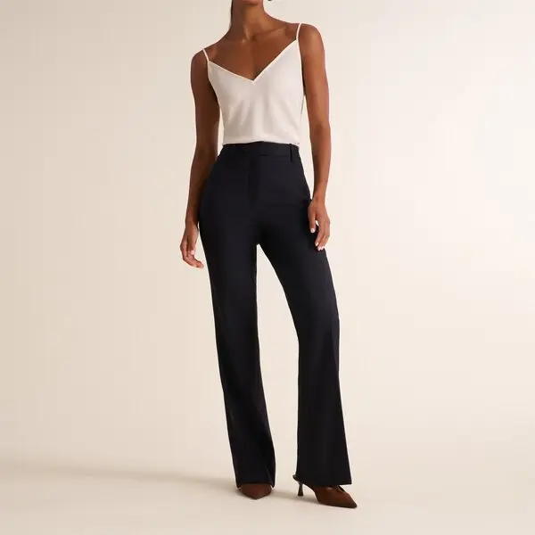 M.M.LAFLEUR Horton Flare Trouser - Black