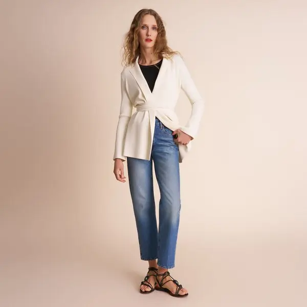 M.M.LAFLEUR Merritt Wrap Jardigan - Ivory