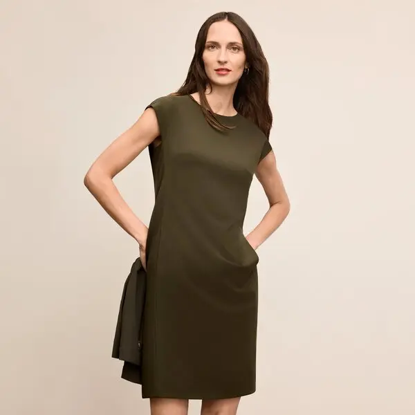 M.M.LAFLEUR Maaza Travel Dress - Olive