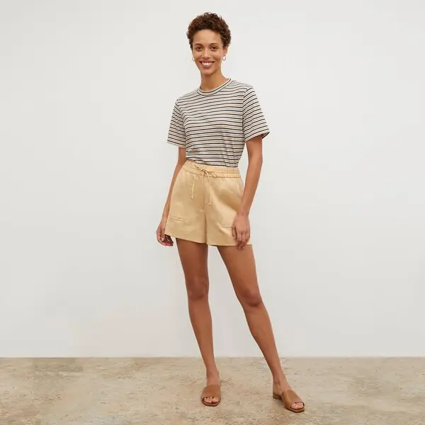M.M.LAFLEUR Adina Everyday Twill Shorts