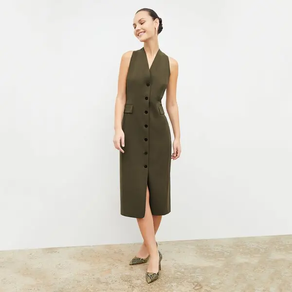 M.M.LAFLEUR The Cassandra Dress: A Versatile Sleeveless Garment