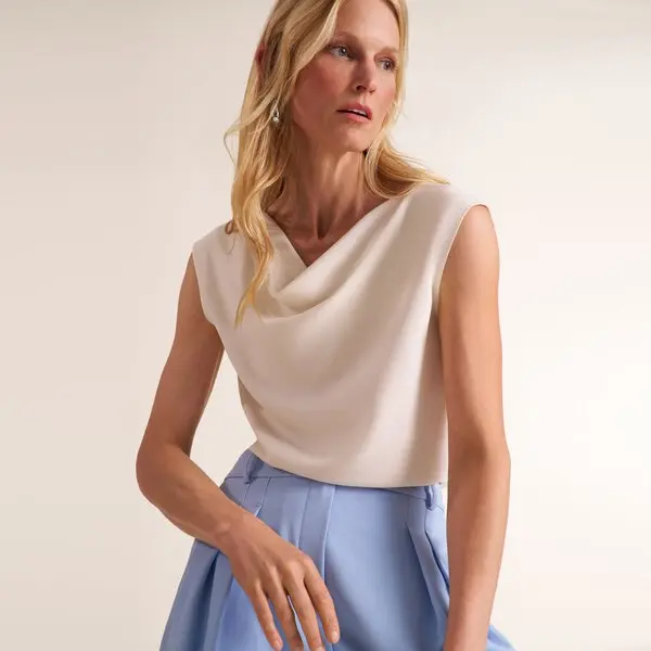 M.M.LAFLEUR Nora Blouse - Ivory