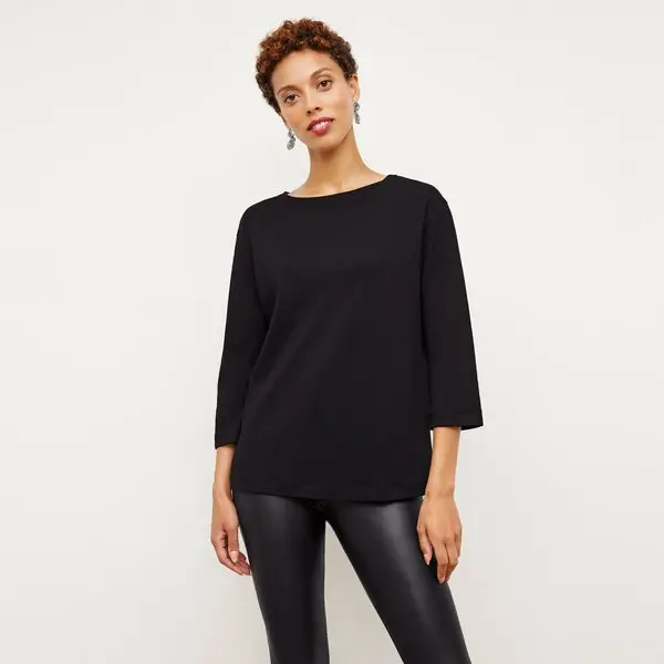M.M.LAFLEUR Organic Pima Cotton T-shirt - Black