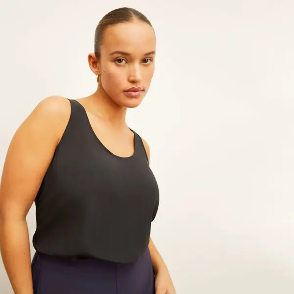 M.M.LAFLEUR Vicky Washable Silk Tank - One-color