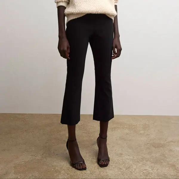M.M.LAFLEUR The Kick Flare Foster Pant Eco Powerstretch - Black