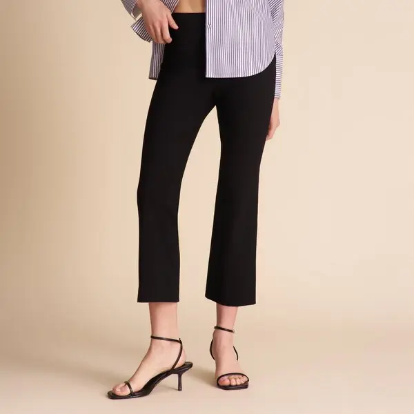 M.M.LAFLEUR Kick Flare Foster Pant - Black