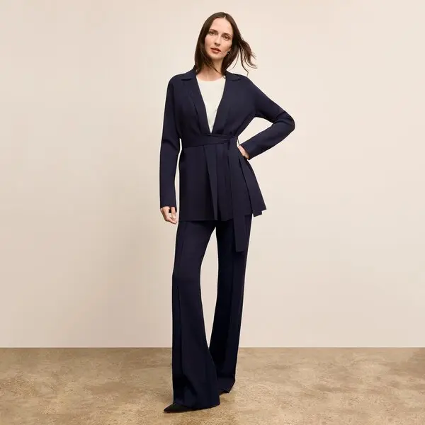 M.M.LAFLEUR Merritt Wrap Jardigan - Navy