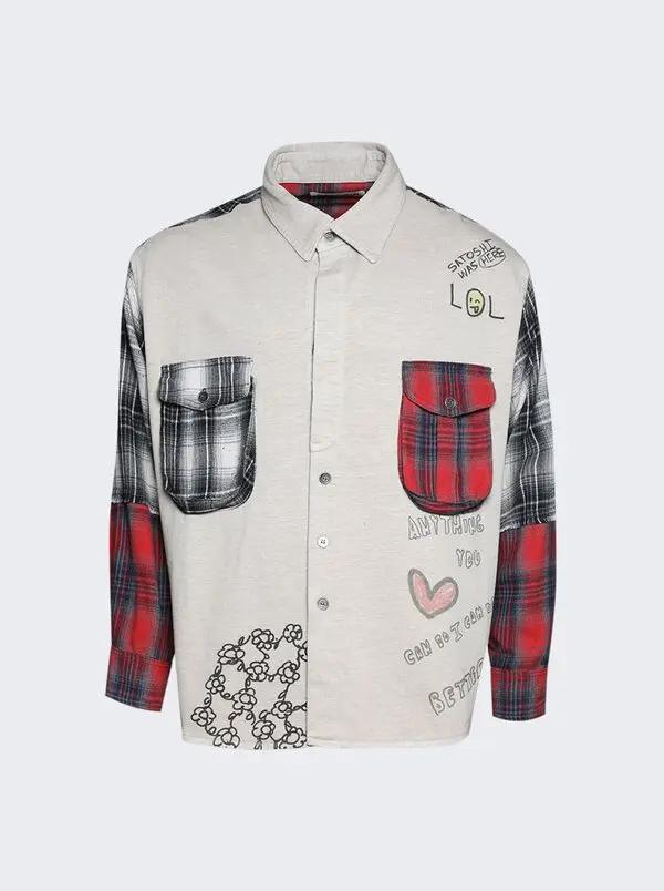 SATOSHI NAKAMOTO Nessa Flannel Shirt