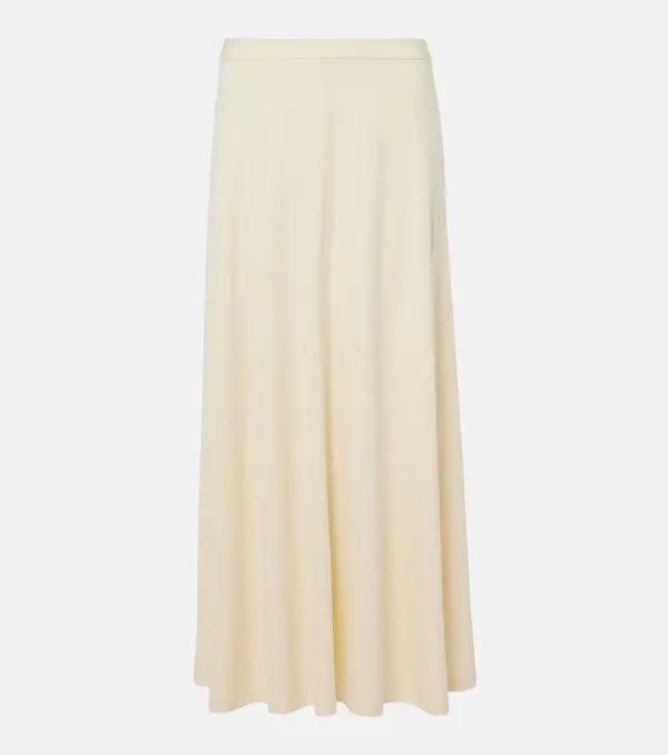 TOTEME Jersey Maxi Skirt - Beige