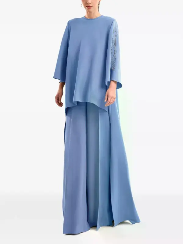 GEMY MAALOUF Pleated Wide-leg Trousers