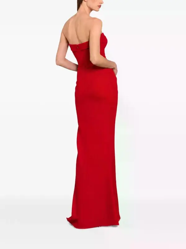 GEMY MAALOUF Strapless Draped Sweetheart Neck Dress