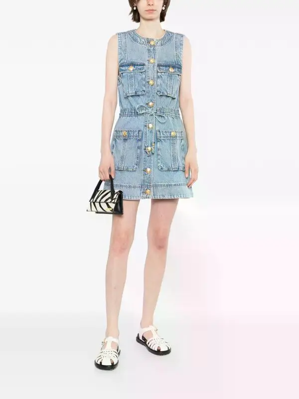 Aje Goldie Denim Dress
