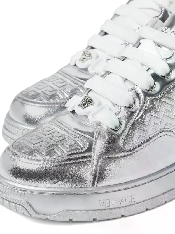 Versace Medusa Greca Embossed Sneakers