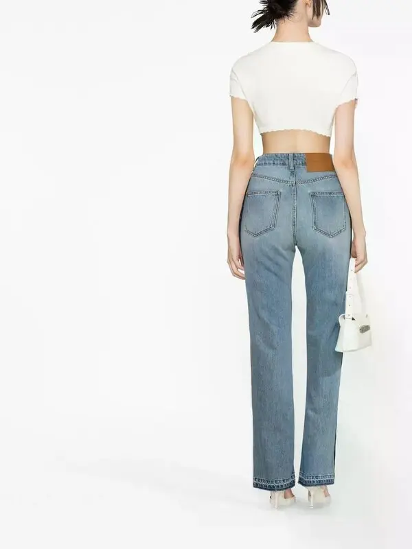 Victoria Beckham Julia High-waisted Straight Jeans
