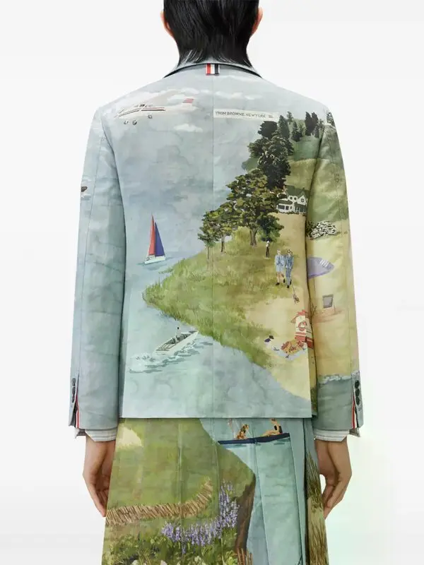 Thom Browne Nantucket Scenic Unconstructed Jacket