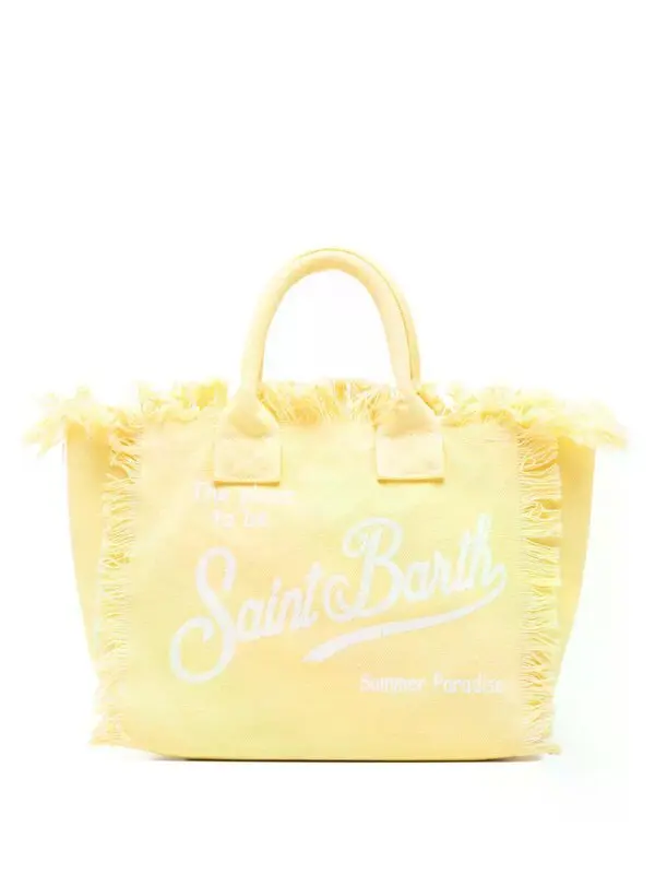 MC2 SAINT BARTH Colette Logo-print Tote Bag - Yellow