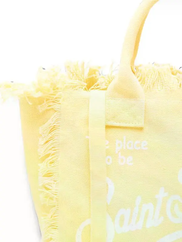MC2 SAINT BARTH Colette Logo-print Tote Bag - Yellow