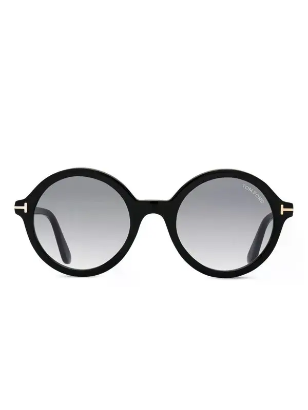 TOM FORD Round-frame Sunglasses - Black
