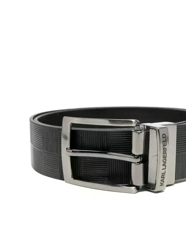 Karl Lagerfeld Check-patterned Belt