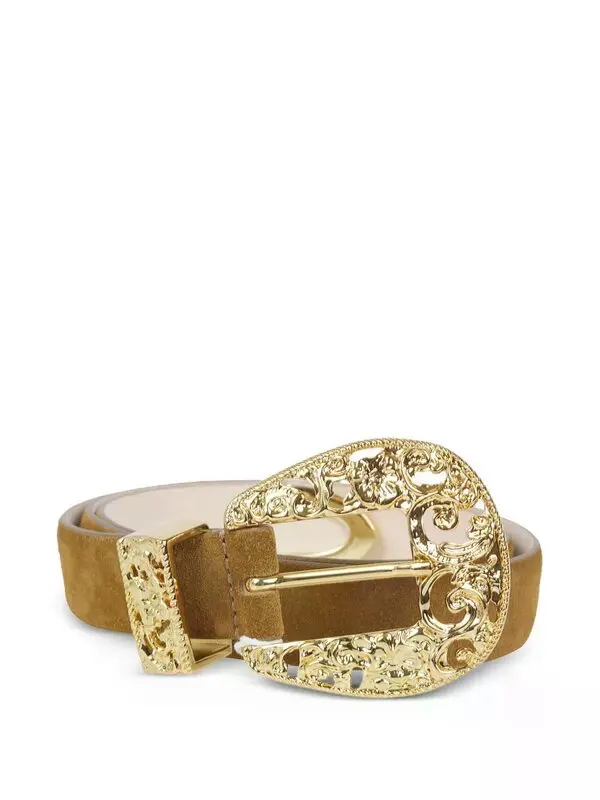 DEHANCHE Versailles Suede Belt - Neutrals