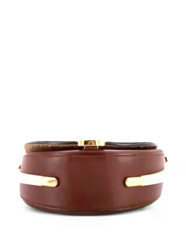 Fendi Moonlight Flap Bag In Leather With Plexiglass Detail