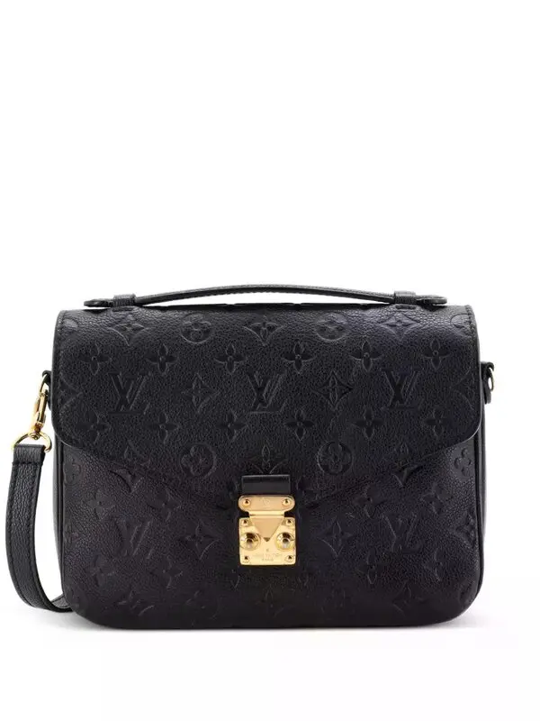 LOUIS VUITTON Monogram Empreinte Pochette Metis - Black