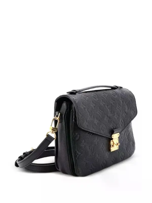 LOUIS VUITTON Monogram Empreinte Pochette Metis - Black