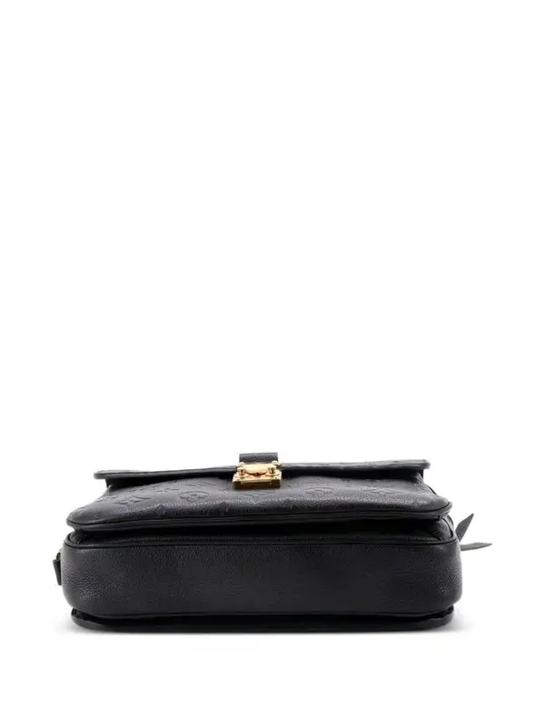 LOUIS VUITTON Monogram Empreinte Pochette Metis - Black