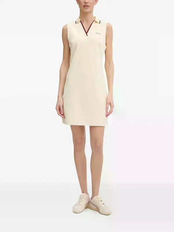 Guess Sleeveless Mini Dress With Contrast Trim