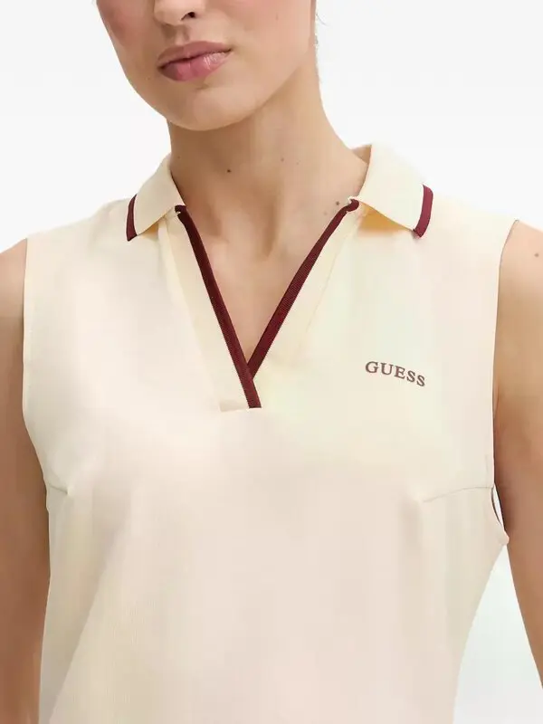 Guess Sleeveless Mini Dress With Contrast Trim